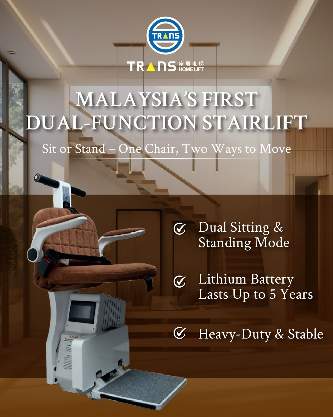 Rise Above Limitations with Malaysia’s First Dual-Function Stairlift by ...